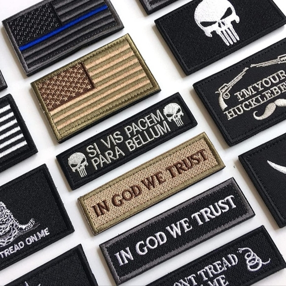 Accessories New Set Of 14 3x2 Hook And Loop Tactical Military Patches